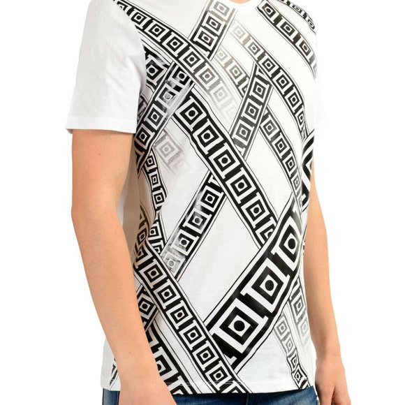 Versace Collection | Shirts | Versace Collection White Graphic Print ...